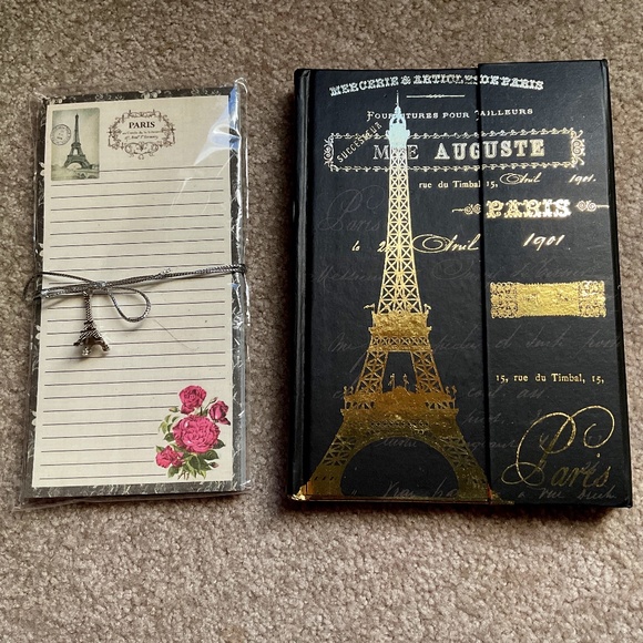 Accessories | Set Of 2 Notepads Paris Themed New Condition | Poshmark